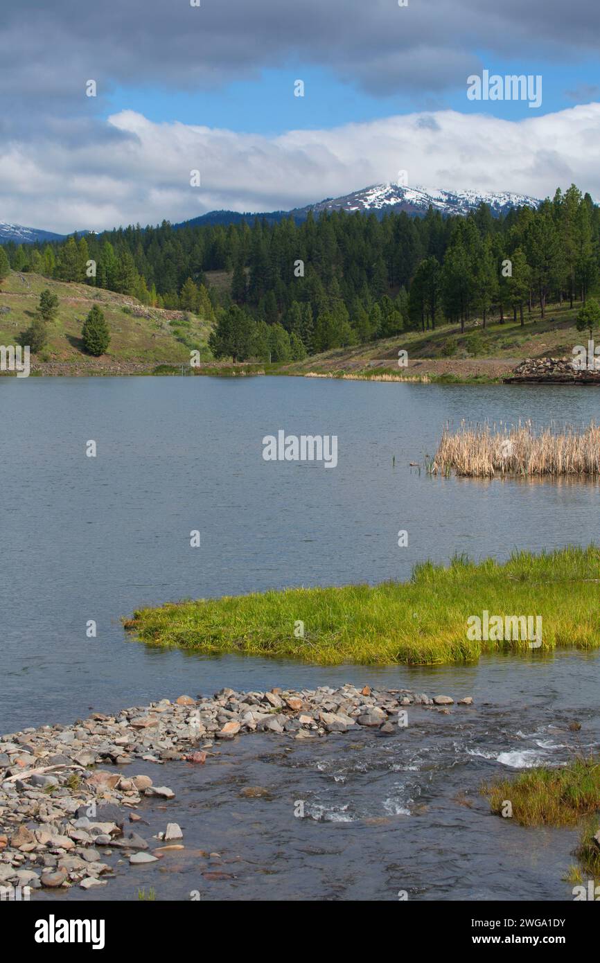 Bates Pond, Bates State Park, Oregon Stock Photo - Alamy