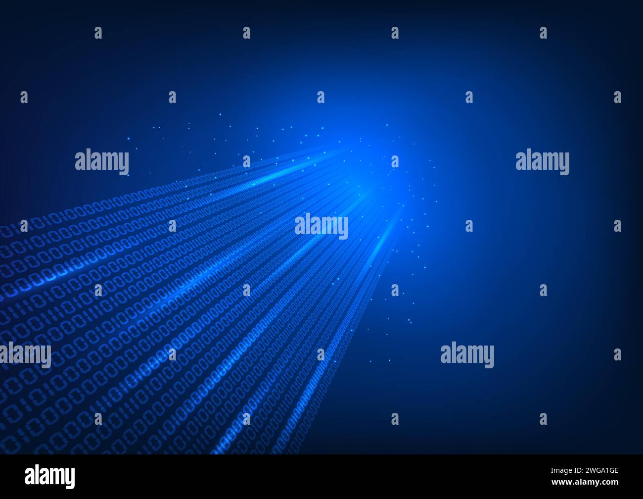 Abstract Background Technology Number Code That Represents The Coding Of Data Commands To The
