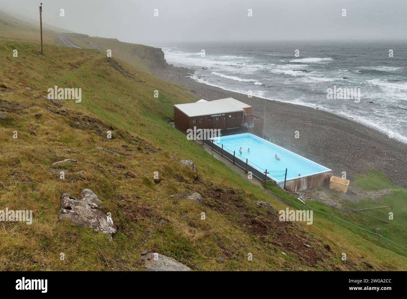 Outdoor pool with hot spring by the sea hi-res stock photography and ...