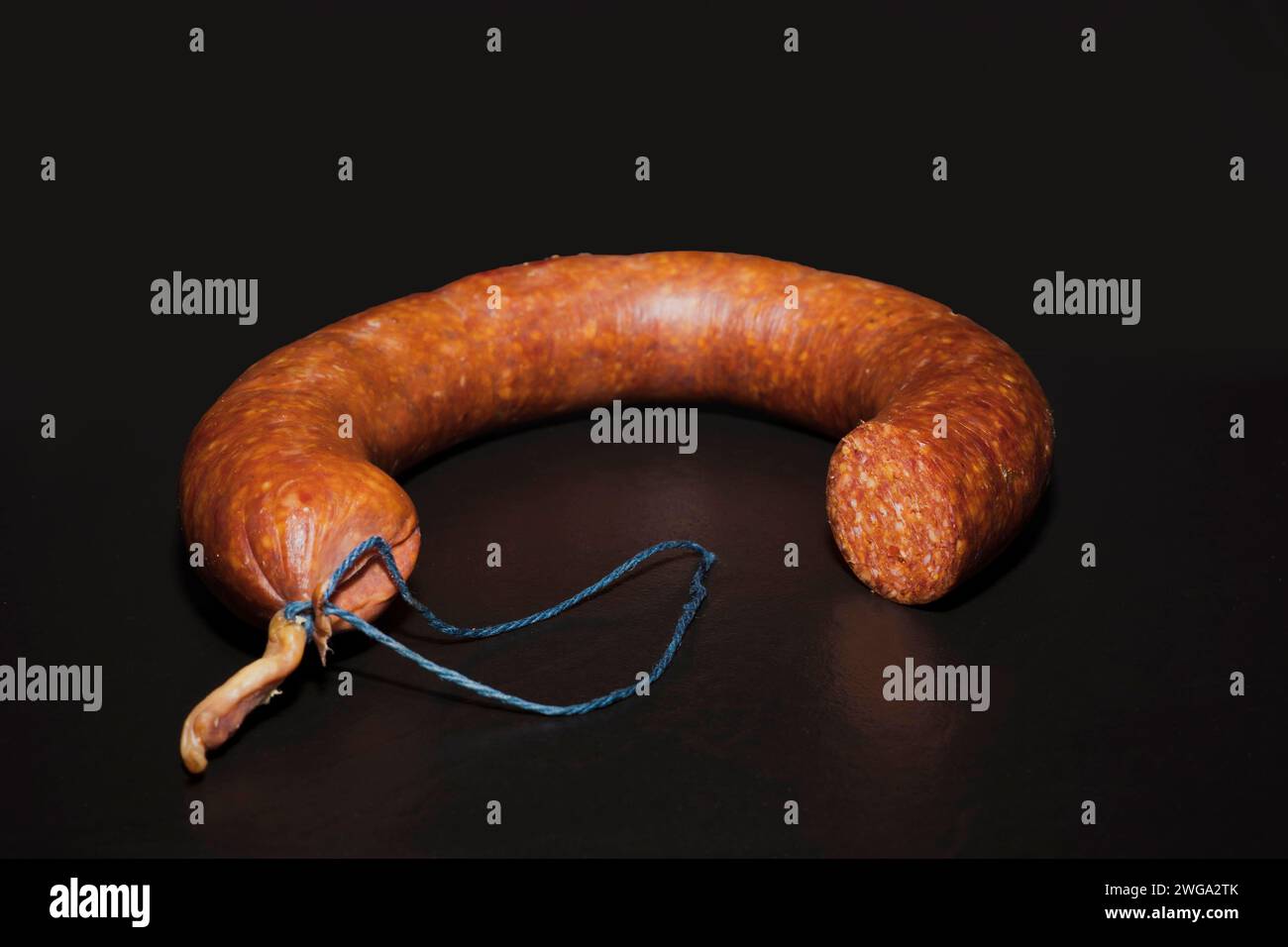 Sucuk, a strongly flavoured raw sausage made from beef or veal and lamb ...