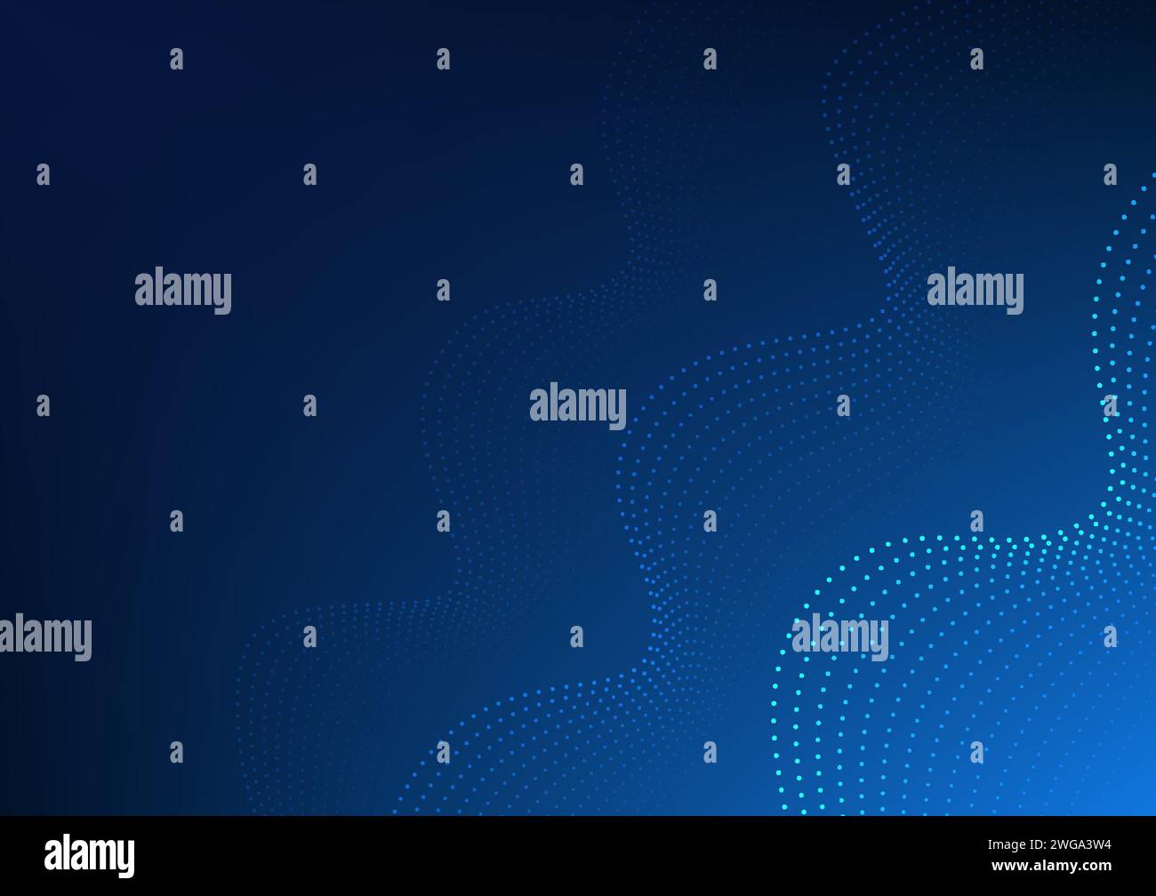 Abstract wave background, waves made from dots, the concept of data ...