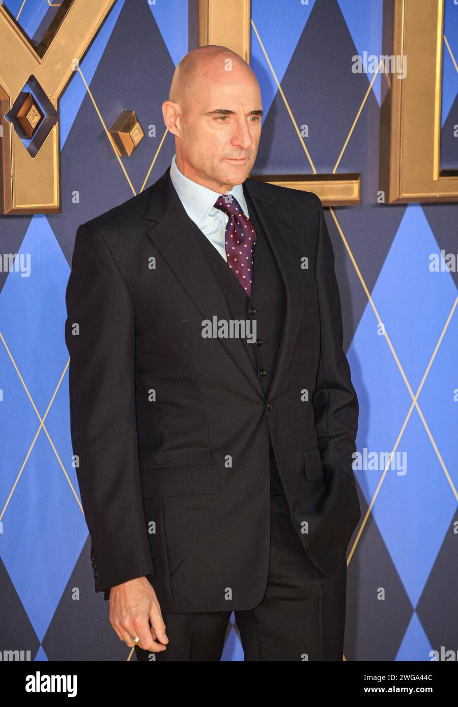 London, UK. Mark Strong at the Argylle world premiere at Odeon Luxe ...