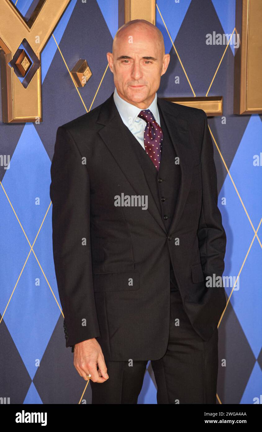 London, UK. Mark Strong at the Argylle world premiere at Odeon Luxe ...