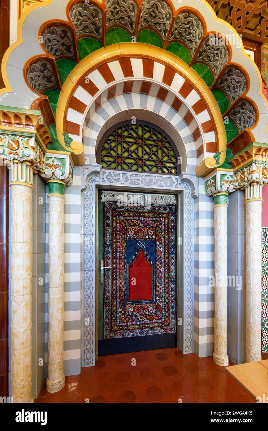Door, Moorish, School, Museum, Berndorf style classes, Berndorf, Lower ...