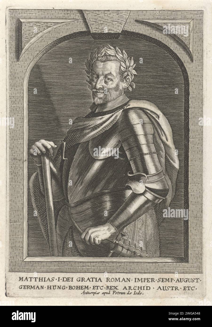 Portrait of Matthias I of Austria, Pieter de Jode (II), 1628 - 1670 ...