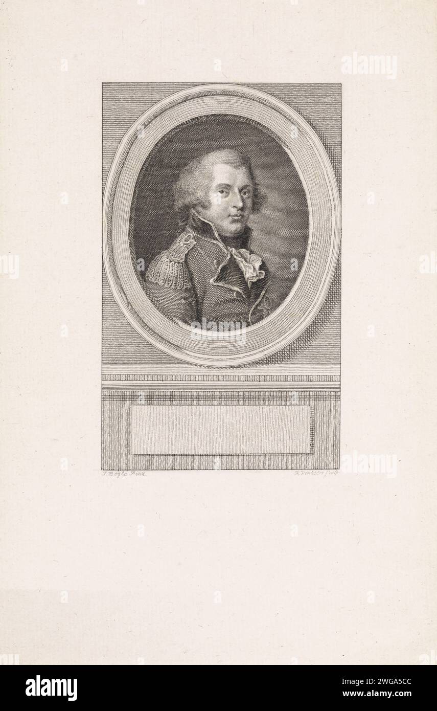 Portret van Frederik, Duke Van York an Albany, Reinier Angle (I), After ...