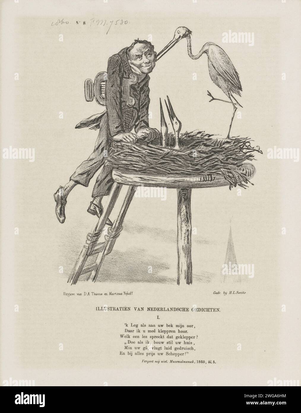 Cartoon birds in nest on hi-res stock photography and images - Alamy