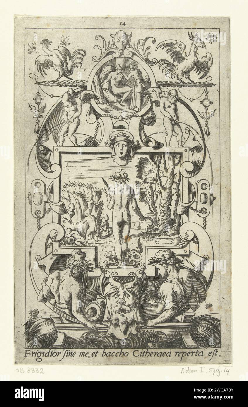 Ceres, seen on the back, with snakes on her feet, 1551 - 1580 print At ...