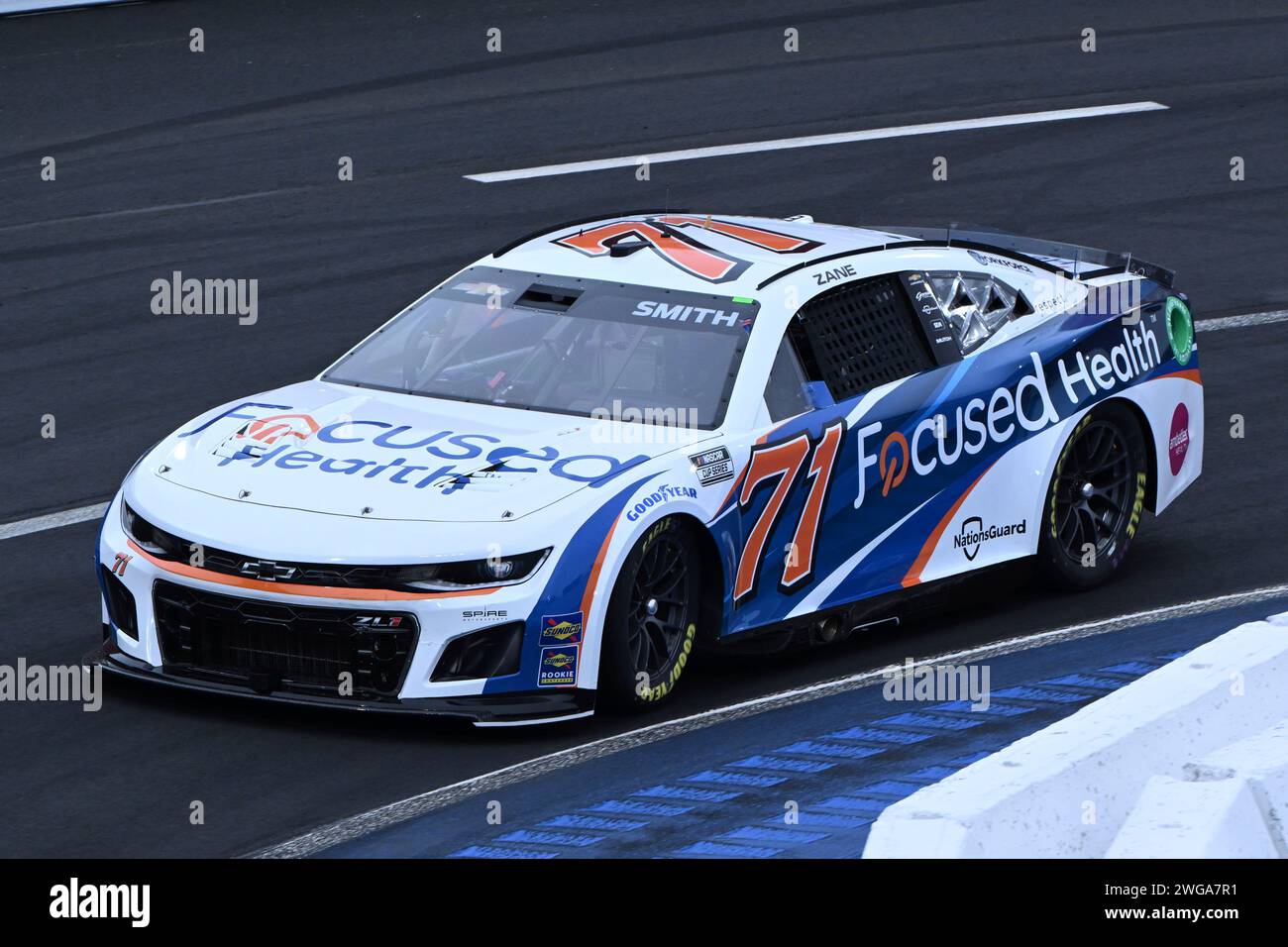 LOS ANGELES, CA - FEBRUARY 03: Zane Smith (#71 Spire Motorsports ...