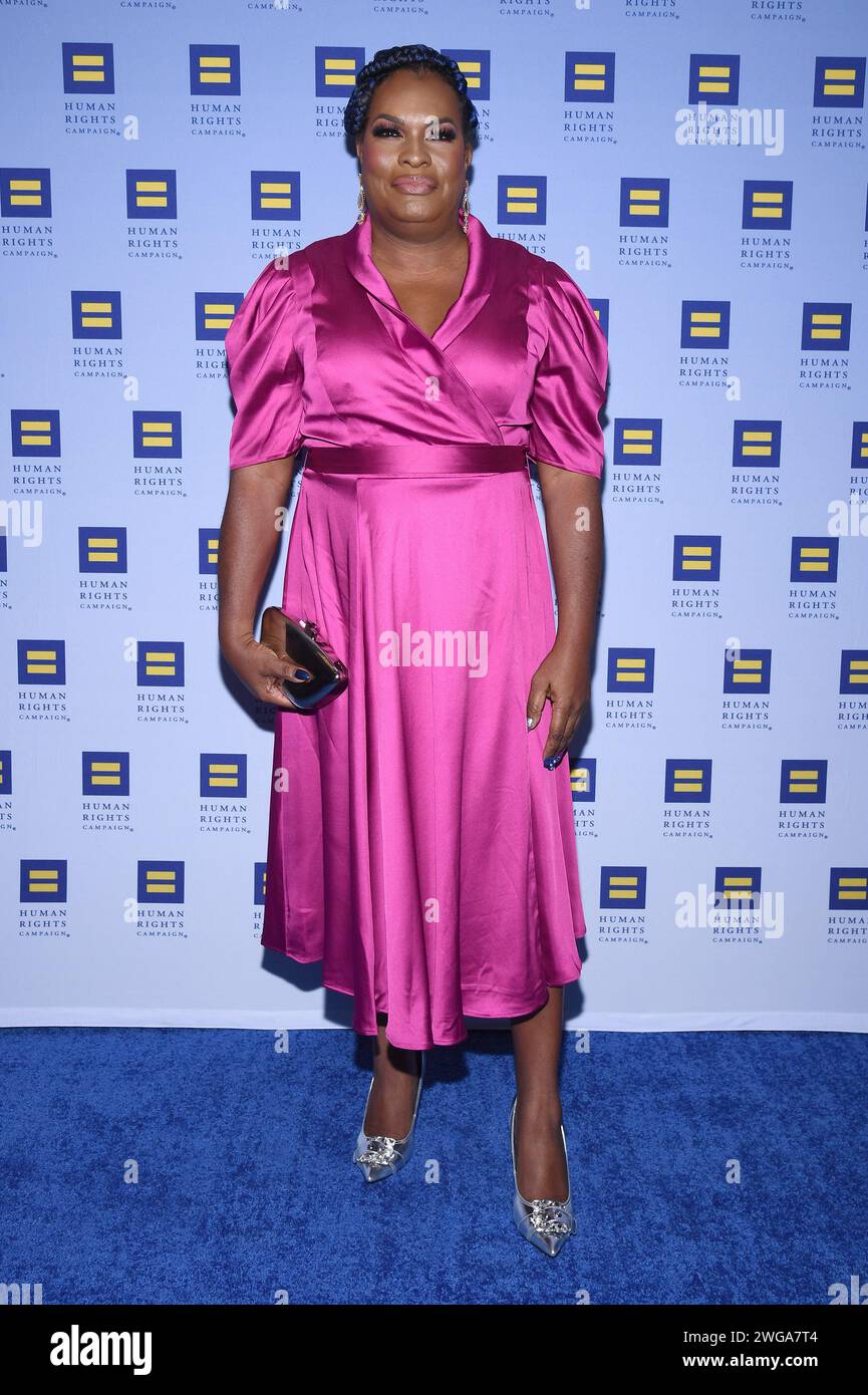 New York, USA. 03rd Feb, 2024. Imara Jones attends the Human Rights ...