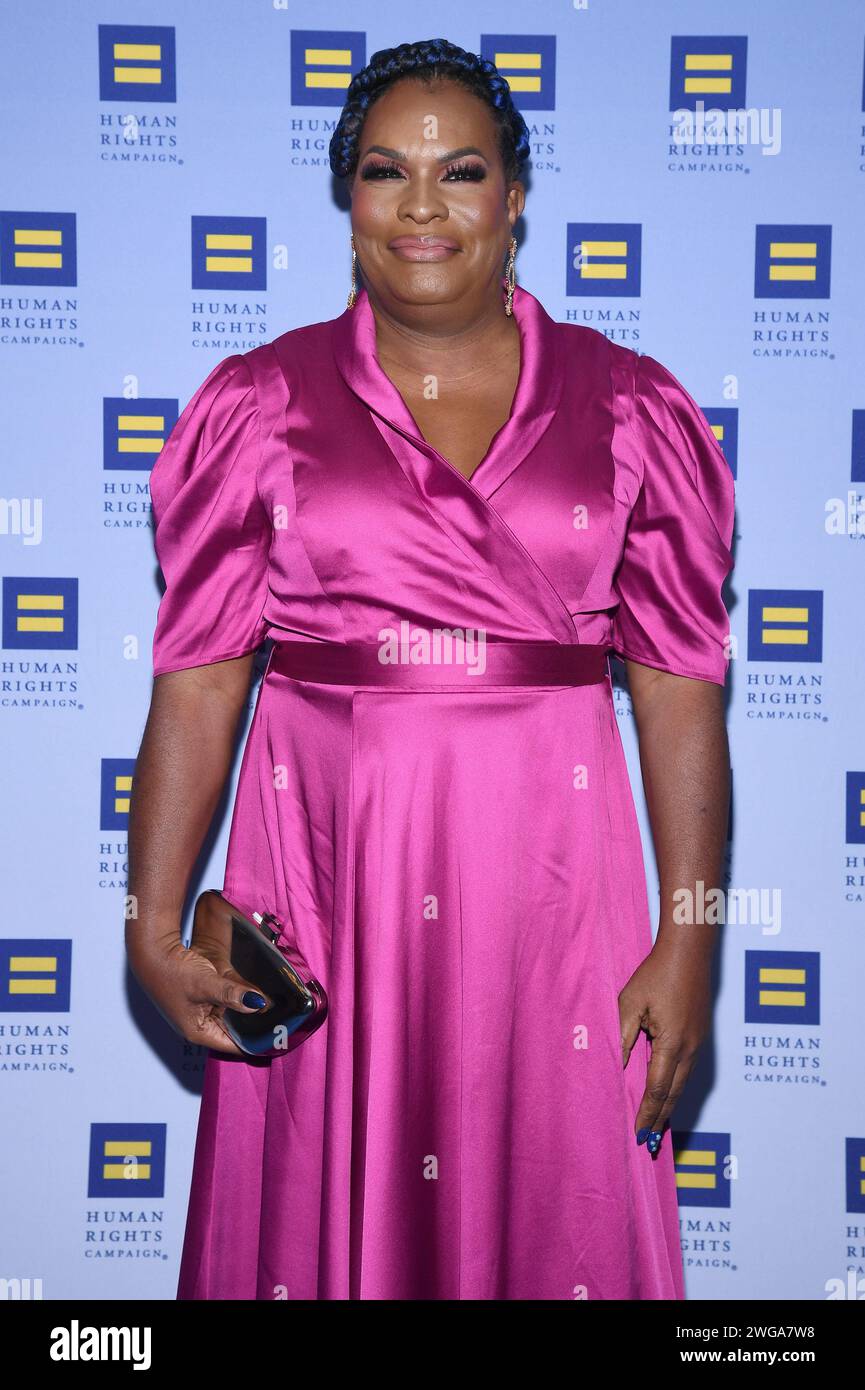 New York, USA. 03rd Feb, 2024. Imara Jones attends the Human Rights ...