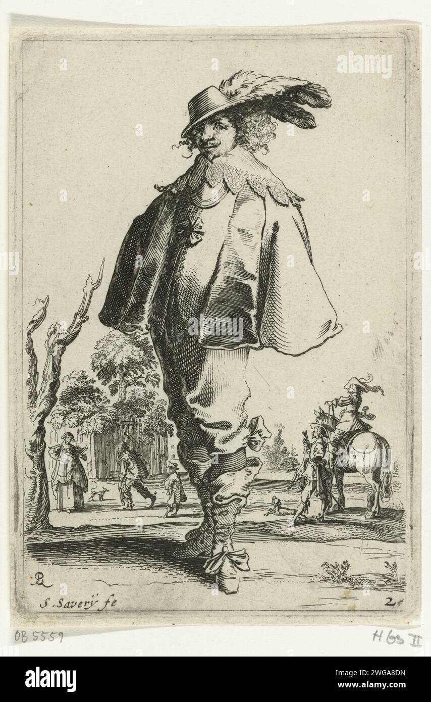 Standing Cavalier, Salomon Savery, After Pieter Jansz Quast, 1630 ...