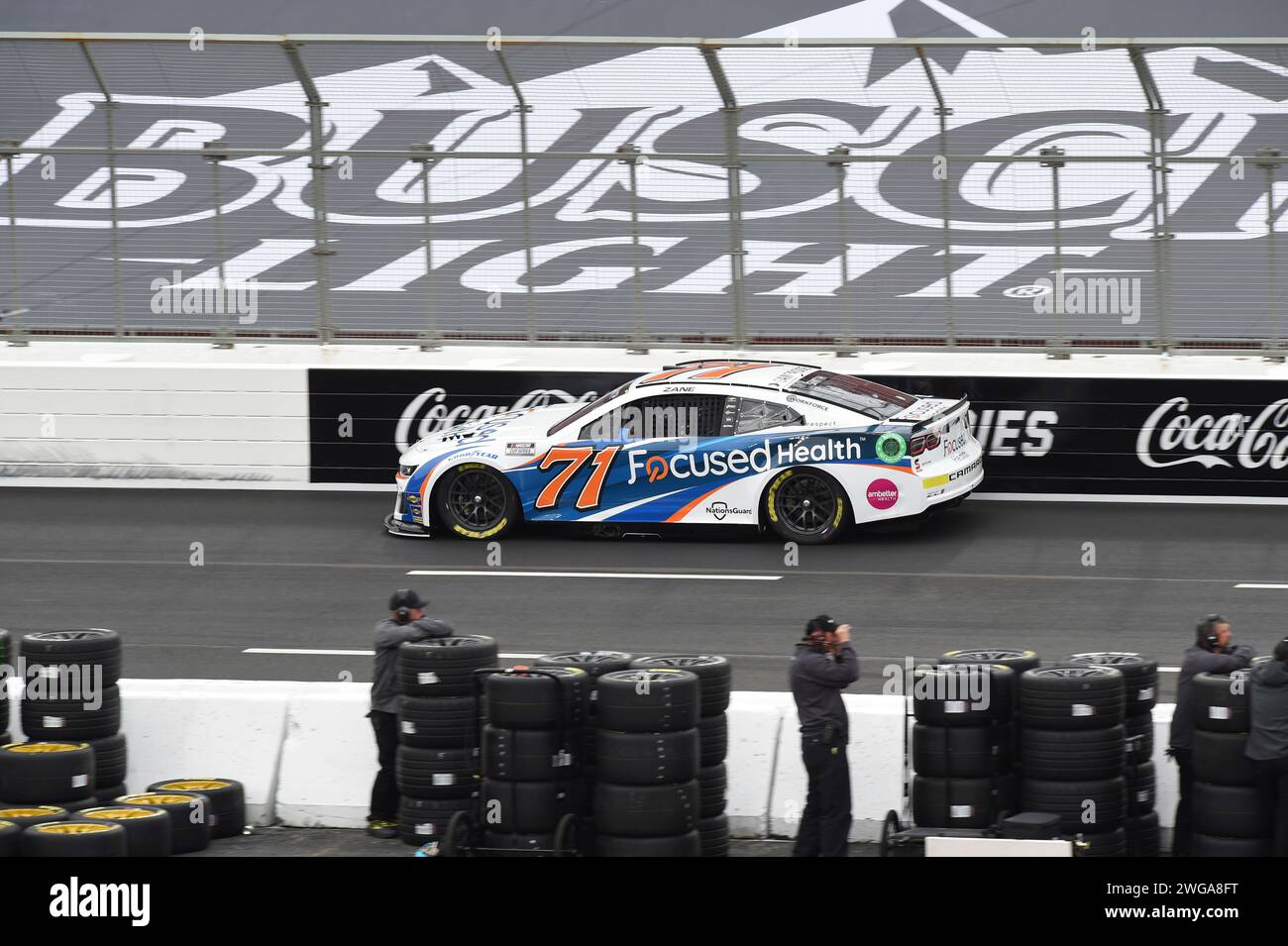 LOS ANGELES, CA - FEBRUARY 03: Zane Smith (#71 Spire Motorsports ...