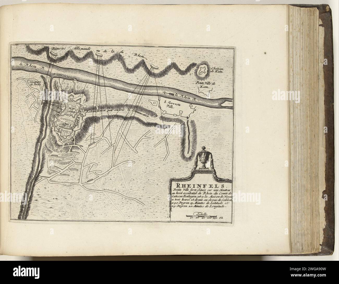 Map of rheinfels hi-res stock photography and images - Alamy