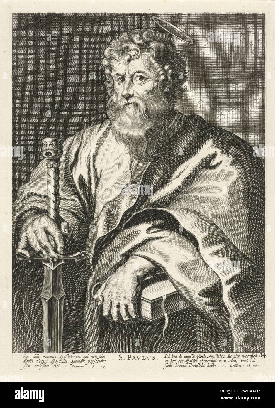 Apostle Paulus, Nicolaes Ryckmans, after Peter Paul Rubens, 1616 - 1636 ...