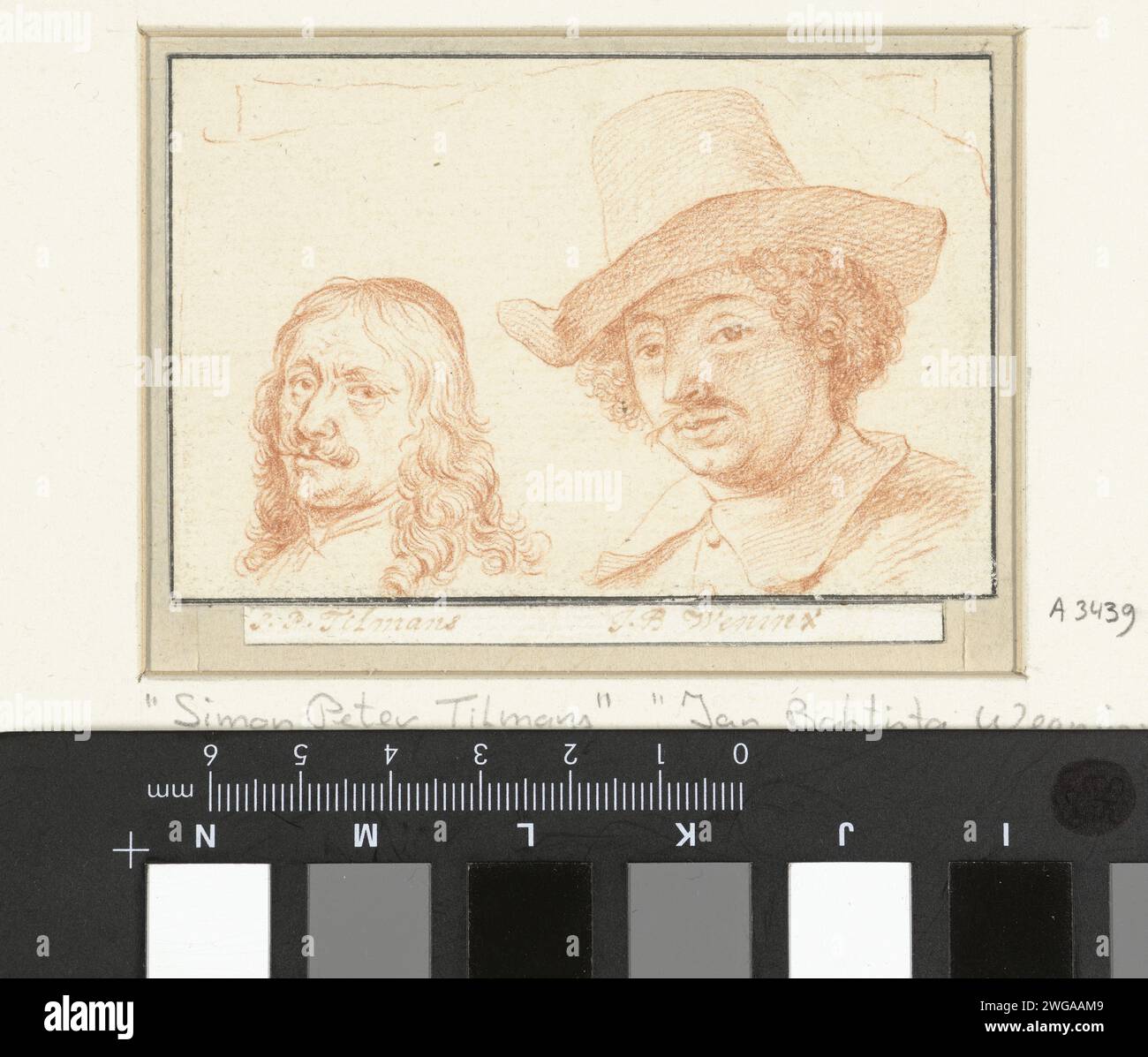 Portraits of Simon Peter Tilemann and Jan Baptist Weenix, Jacob ...
