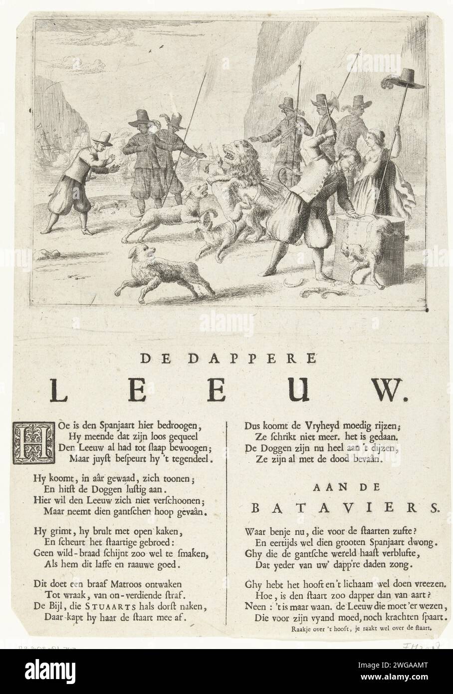 Cartoon on England, 1652, 1652 print Cartoon in England in the first ...