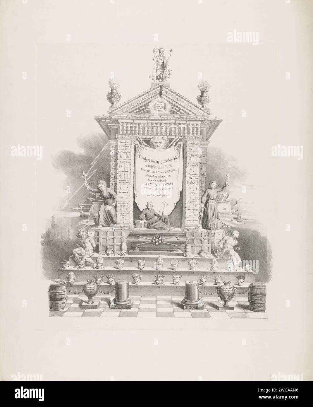 Cartoon on the Jesuits, ca. 1858, 1850 - 1875 print Cartoon on the ...