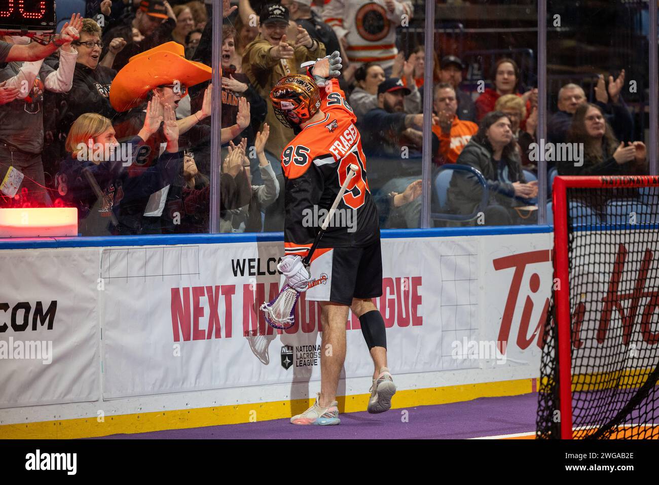 February 3rd, 2024: Buffalo Bandits forward Chase Fraser (95 ...
