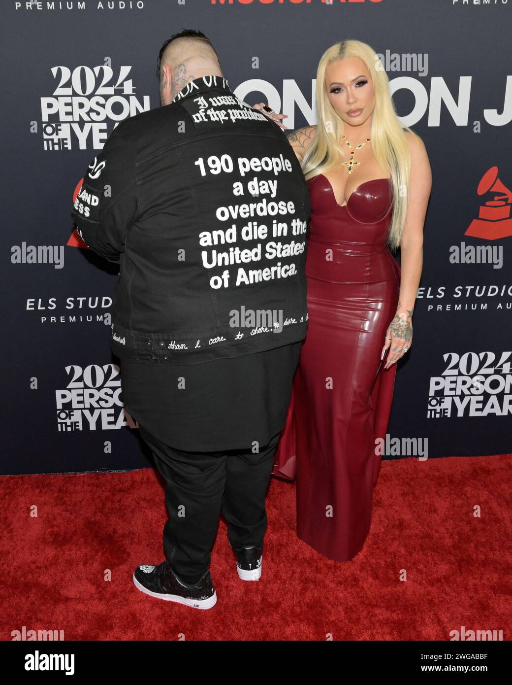 February 2, 2024, Los Angeles, California, United States: Jelly Roll ...