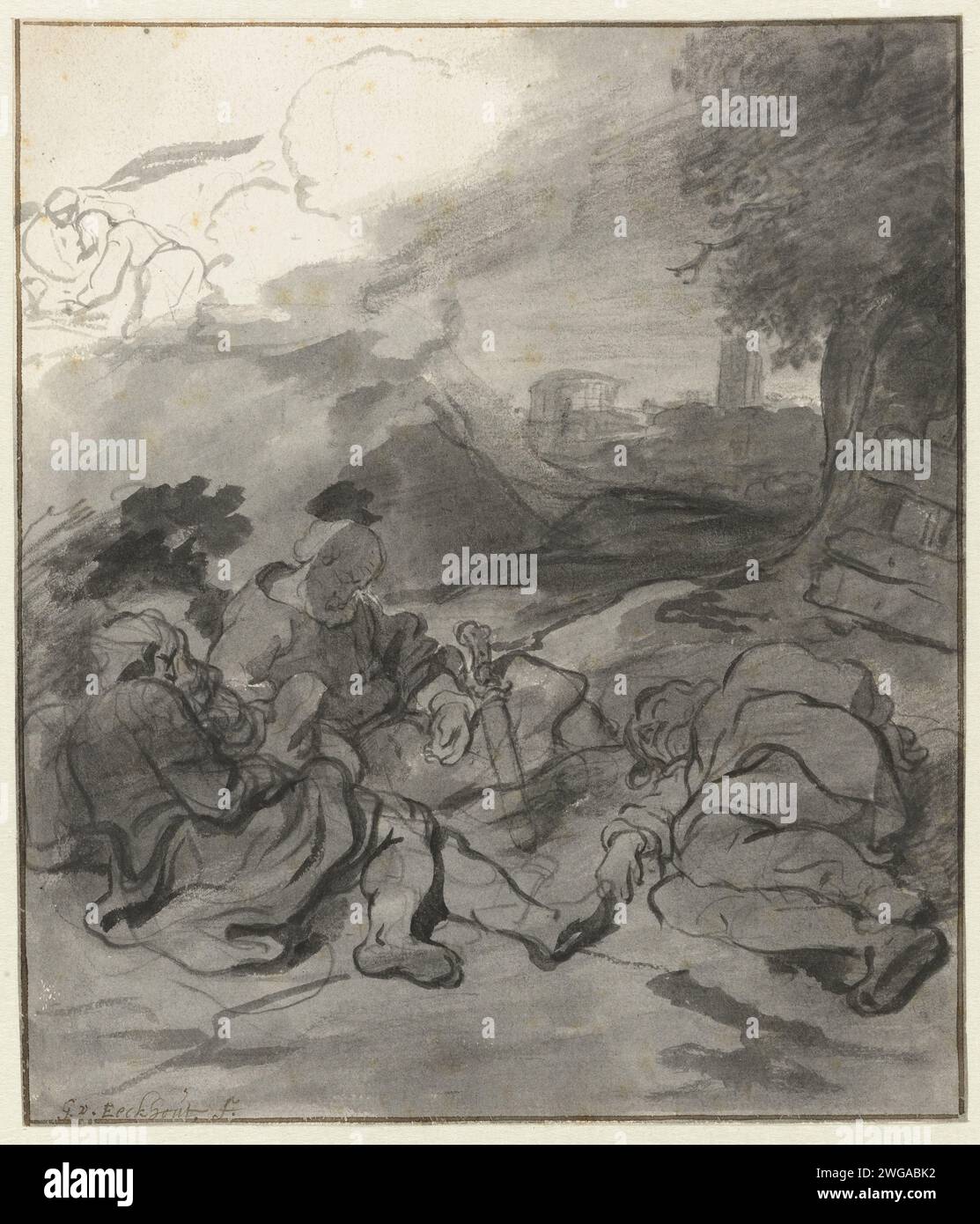 Biblical drawing hi-res stock photography and images - Alamy