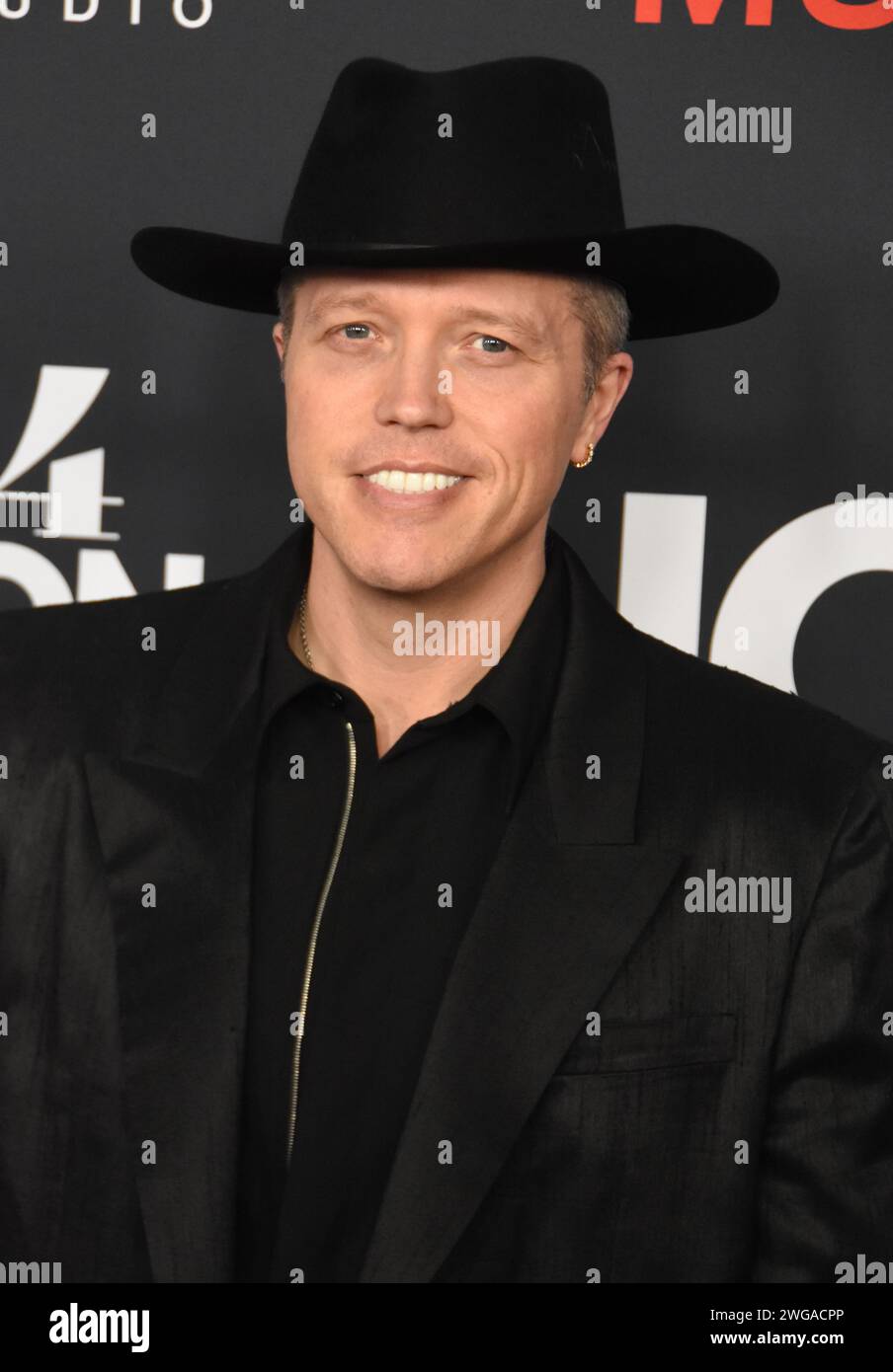 Los Angeles, California, USA 2nd February 2024 Singer Jason Isbell ...