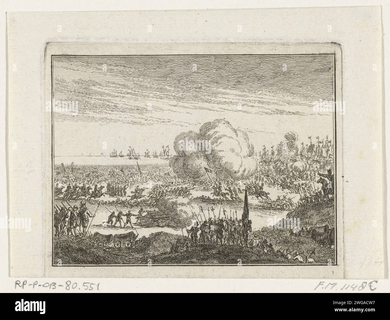 Battle of Nieuwpoort, 1600, 1725 - 1784 print The Battle of Nieuwpoort ...