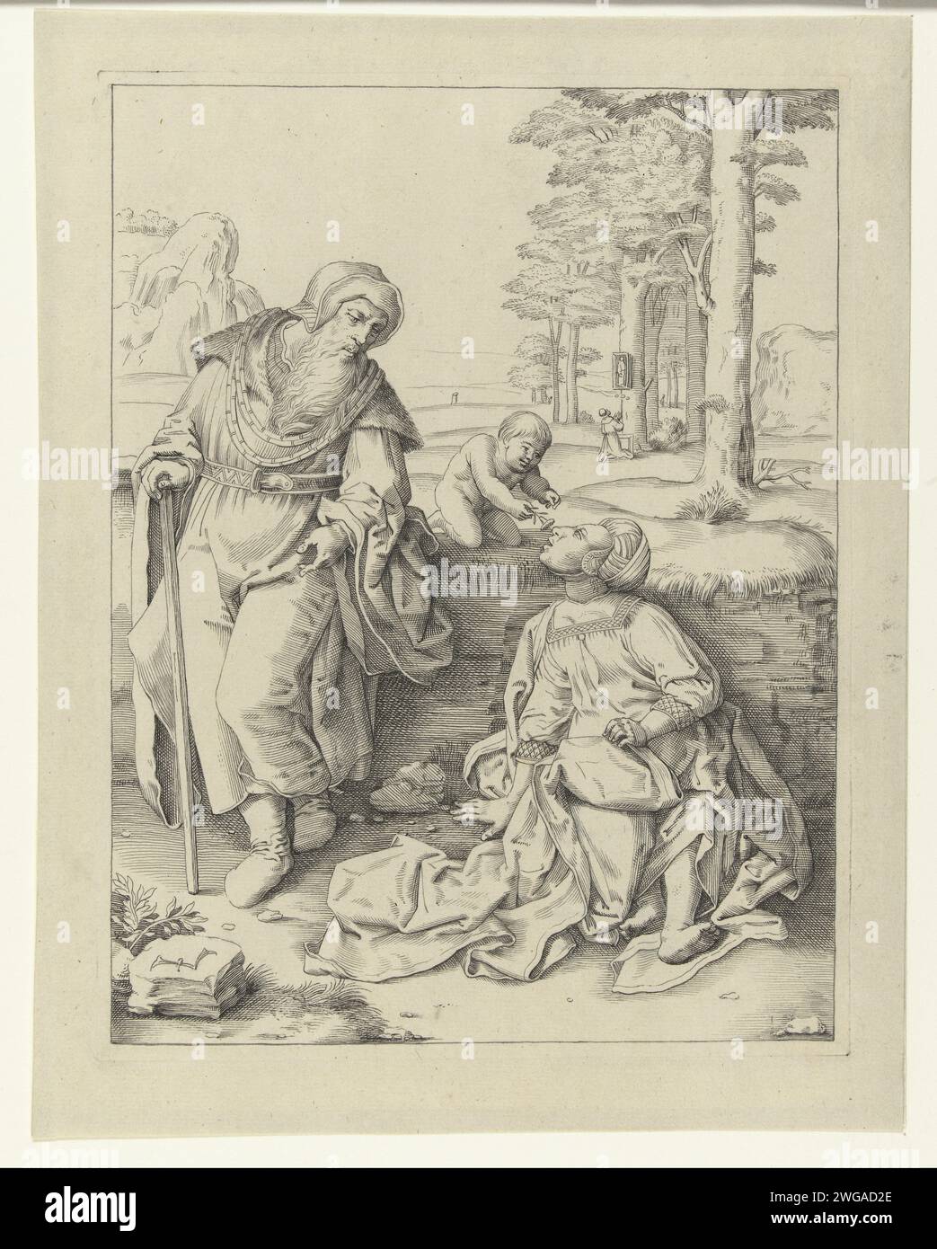 The Holy Family, Hendrick Hondius (I) (Possible), After Lucas van ...