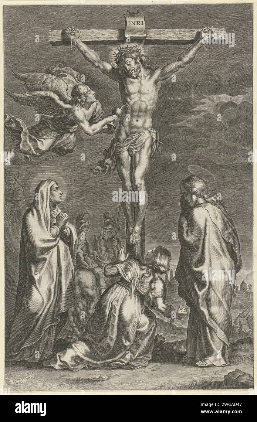 Christ on the Kruis, Theodoor Galle (Possible), After Peter Paul Rubens ...
