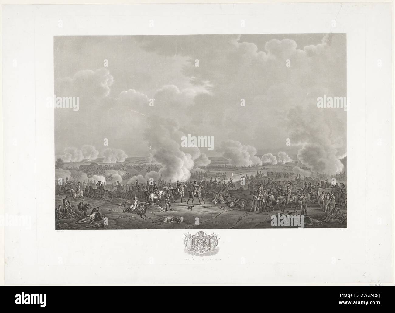 Battle of Waterloo, 1815, 1825 - 1826 print The Duke of Wellington on ...
