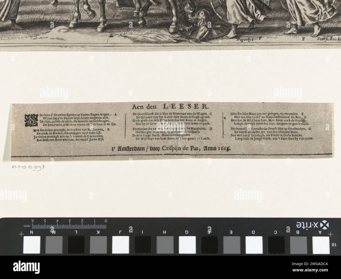 Fresh at the allegorical triumphal car of twelve -year -old William III ...