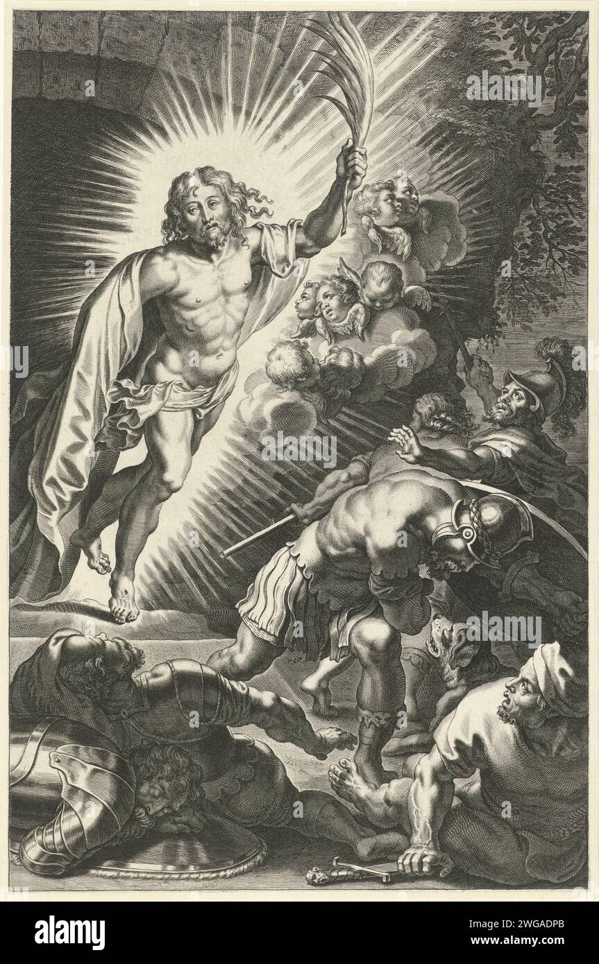 Resurrection of Christ, Anonymous, After Theodoor Galle, After Cornelis Galle (I), After Peter ...