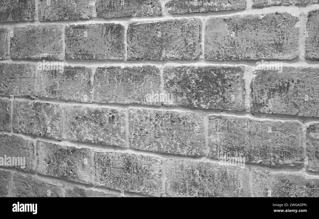 Grunge Brick Wall in Diminishing Perspective Stock Photo - Alamy