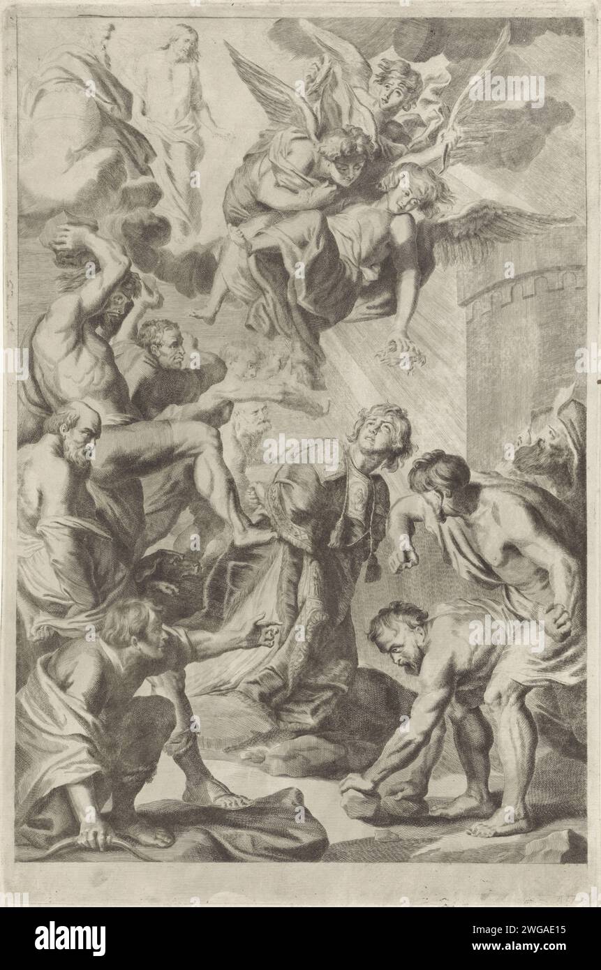 Martelaarschap van H. Stefanus, Philippe Joseph Tassaert, after Peter ...