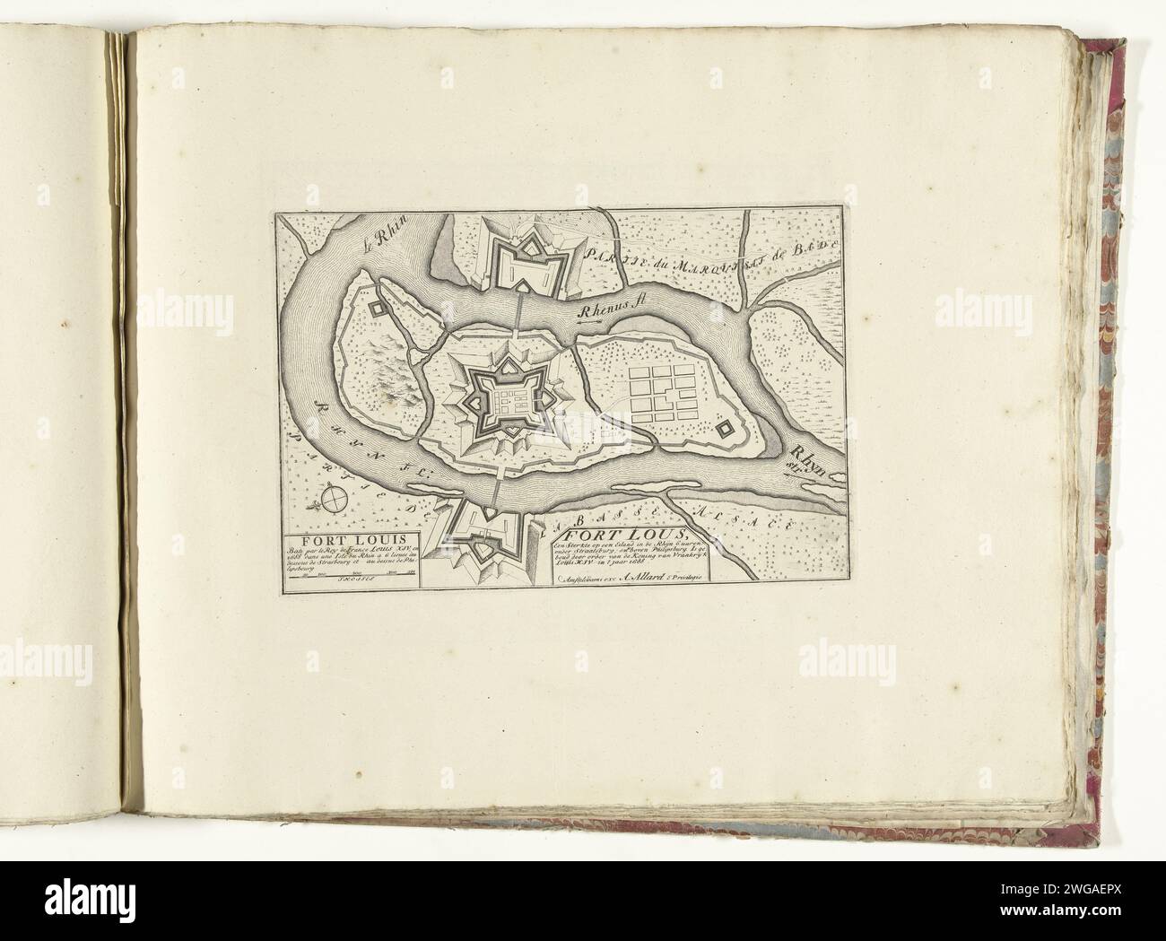 Map of Fort Louis, ca. 1701-1713, 1701 - 1714 print Map of Fort Louis ...
