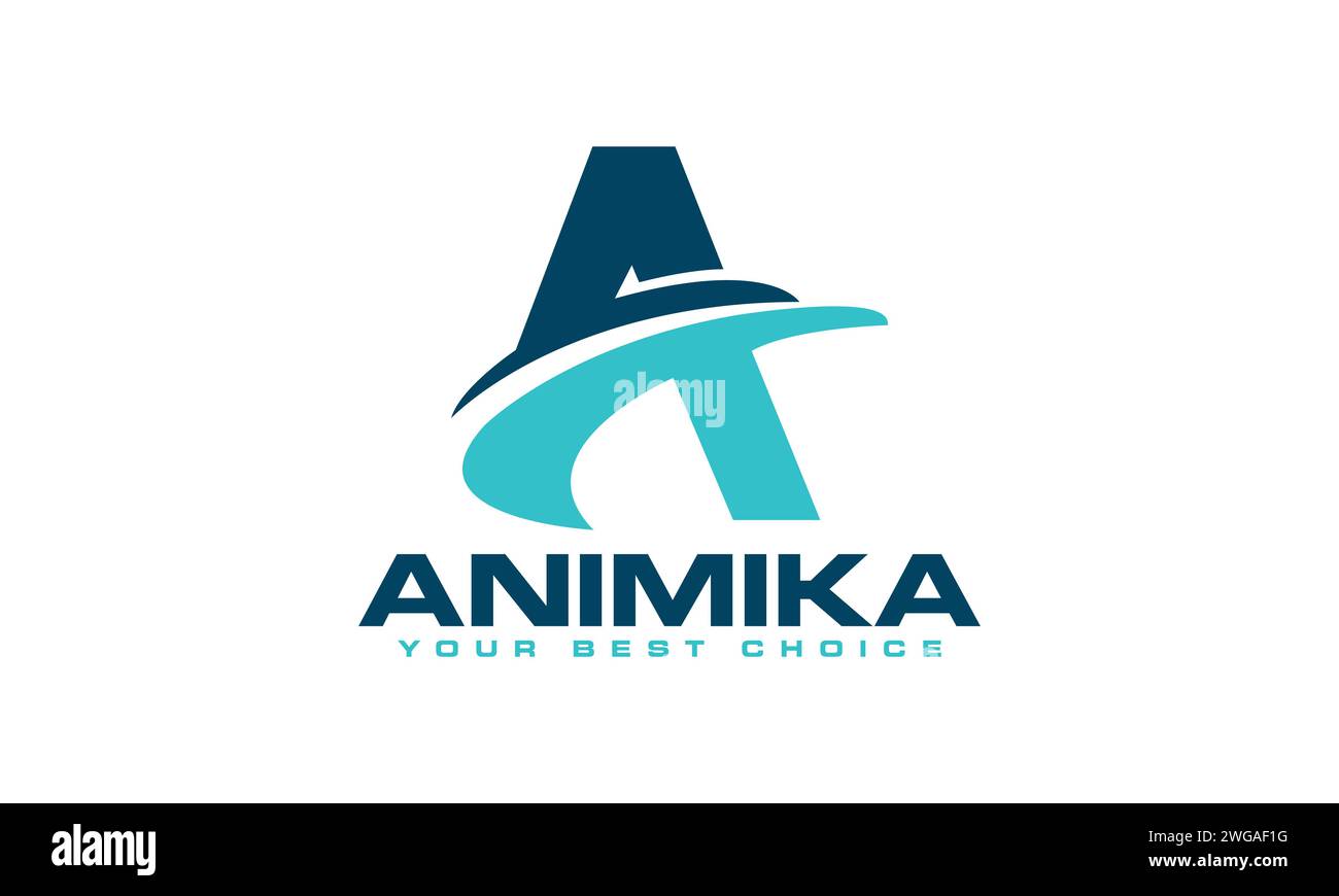 Modern a logo design Stock Vector Images - Alamy