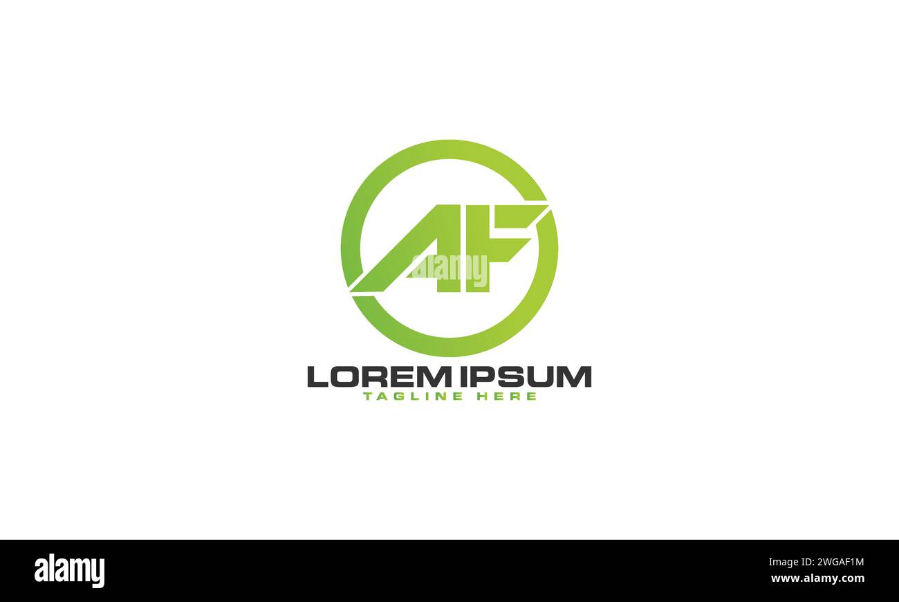 AF Logo Design. Unique and Modern Logo Design Stock Vector Image & Art ...