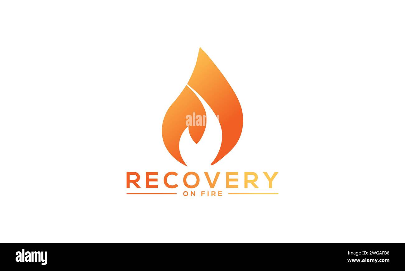 Fire Logo Design. Unique and Modern Fire Logo Design Stock Vector Image ...