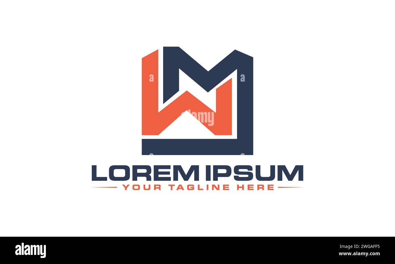 MW Letter Logo Design. Creative and Modern Logo Design Stock Vector ...