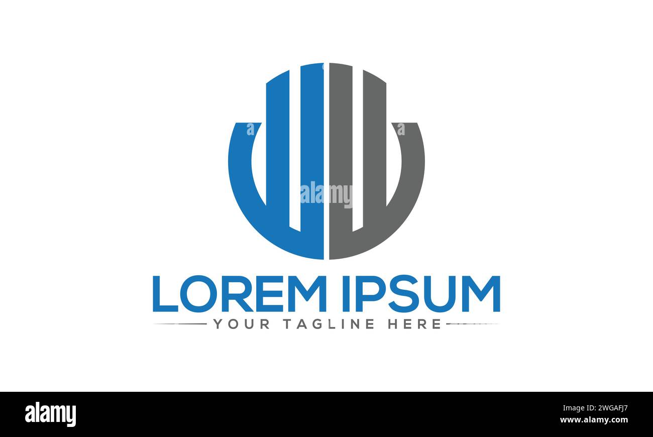 WW Letter Logo Design. Creative and Modern Logo Design Stock Vector ...