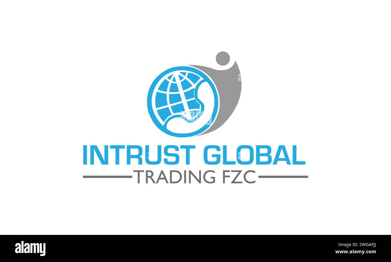 Man and world Logo Design Stock Vector Image & Art - Alamy