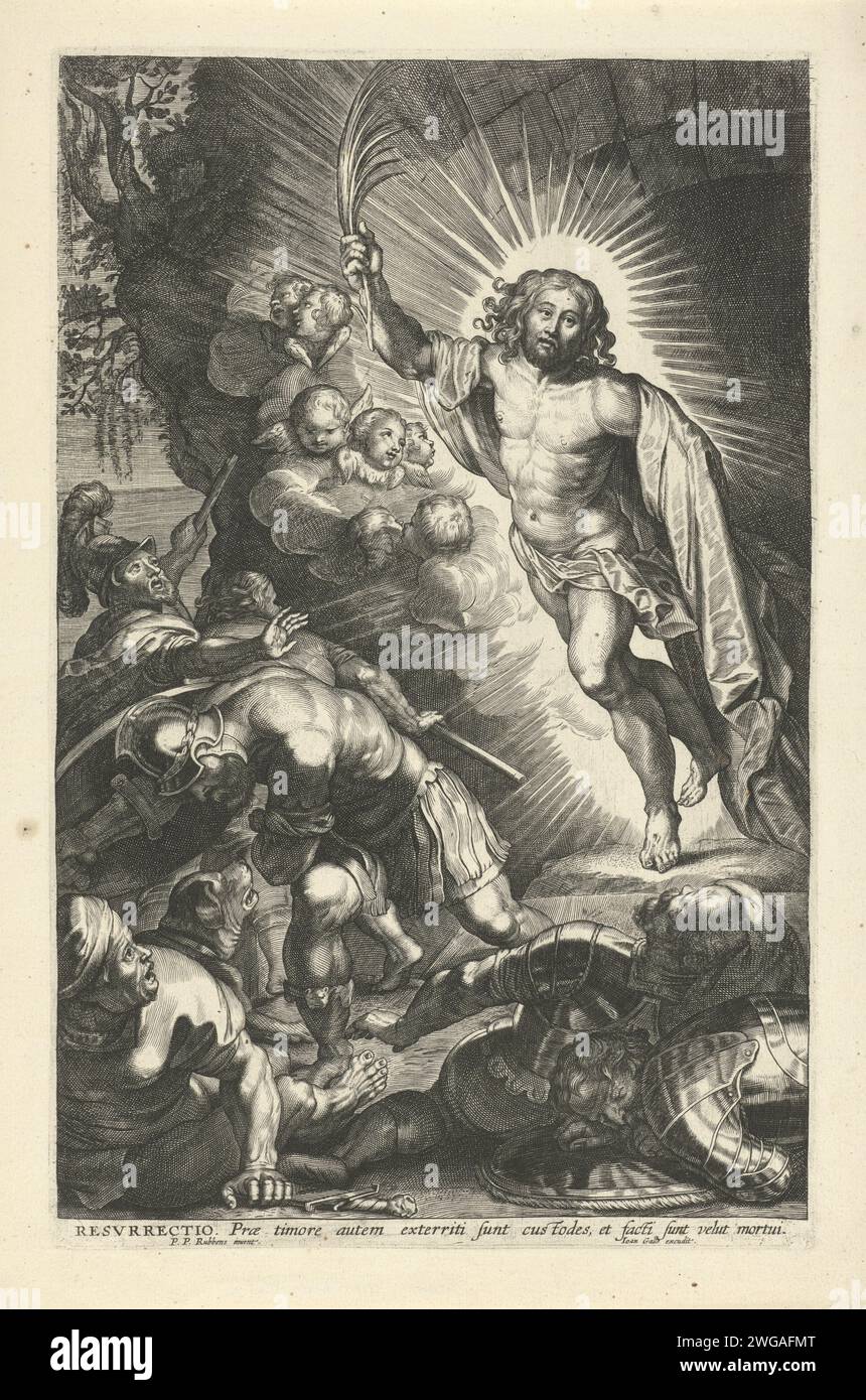 Resurrection of Christ, Anonymous, After Theodoor Galle, After Cornelis Galle (I), After Peter ...