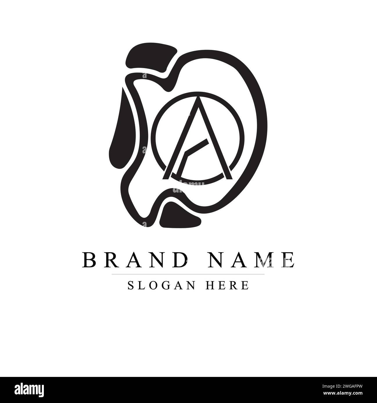 initials letter DA logo design vector illustration template, Initial ... initials letter DA logo design vector illustration template, Initial ...