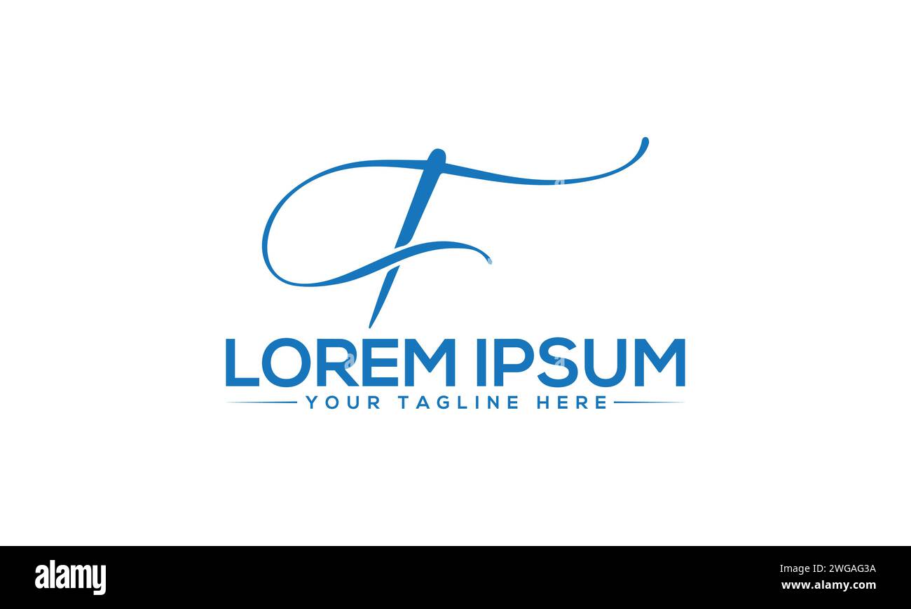 Needle Logo Design. Creative and Professional Logo Design Stock Vector ...