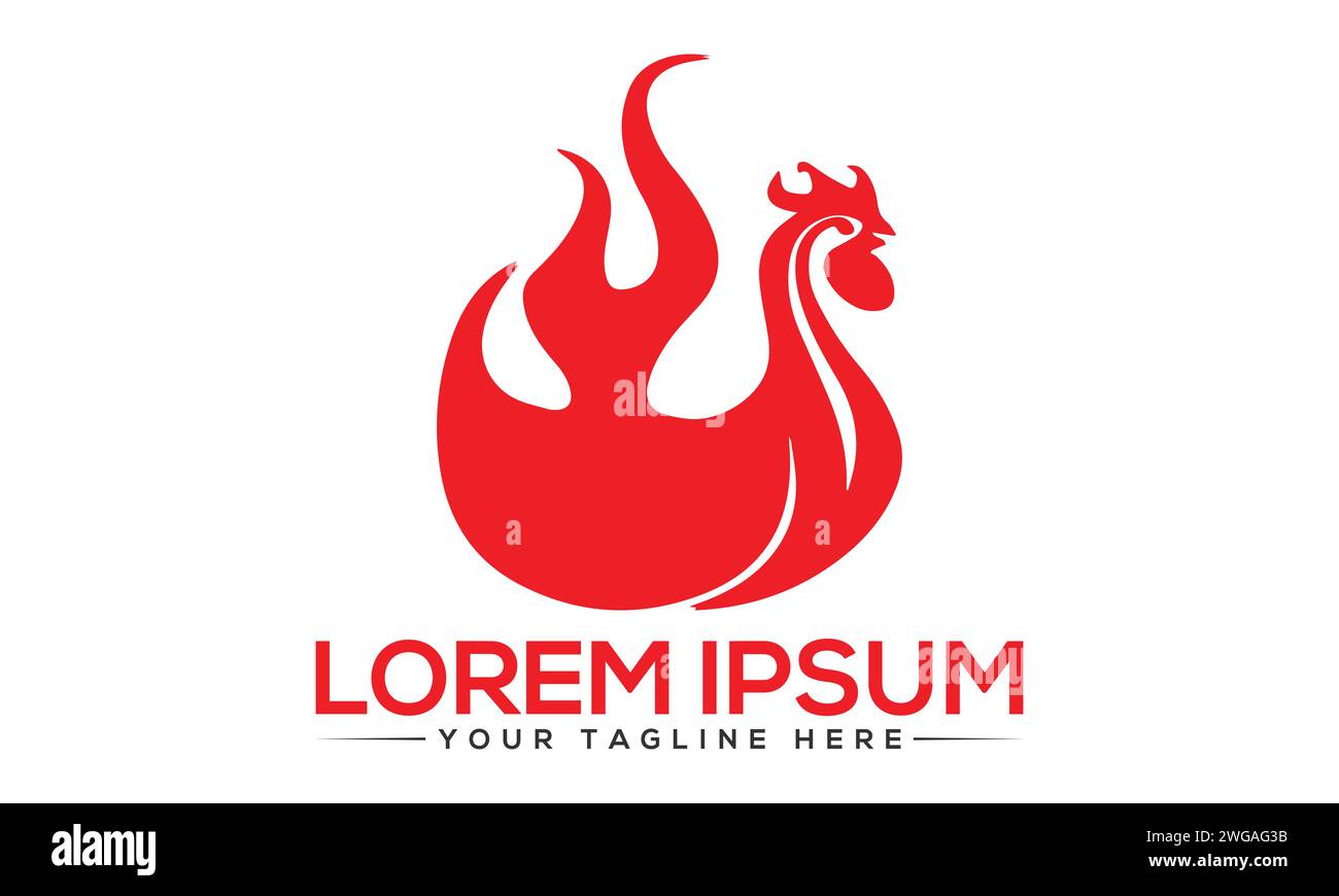 Hen Logo Design. Creative and Modern Logo Design Stock Vector Image ...