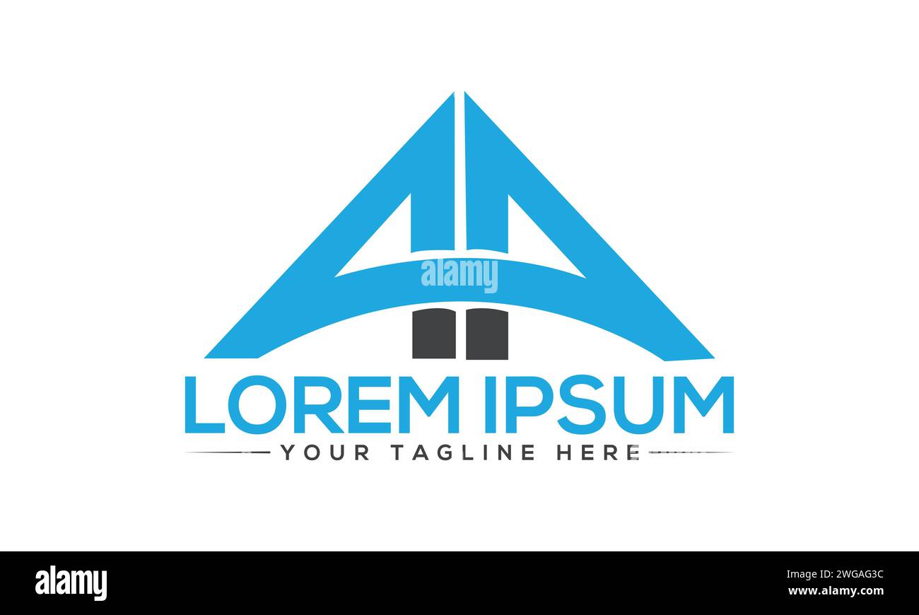 AA Letter Logo Design. Unique Logo Design Stock Vector Image & Art - Alamy