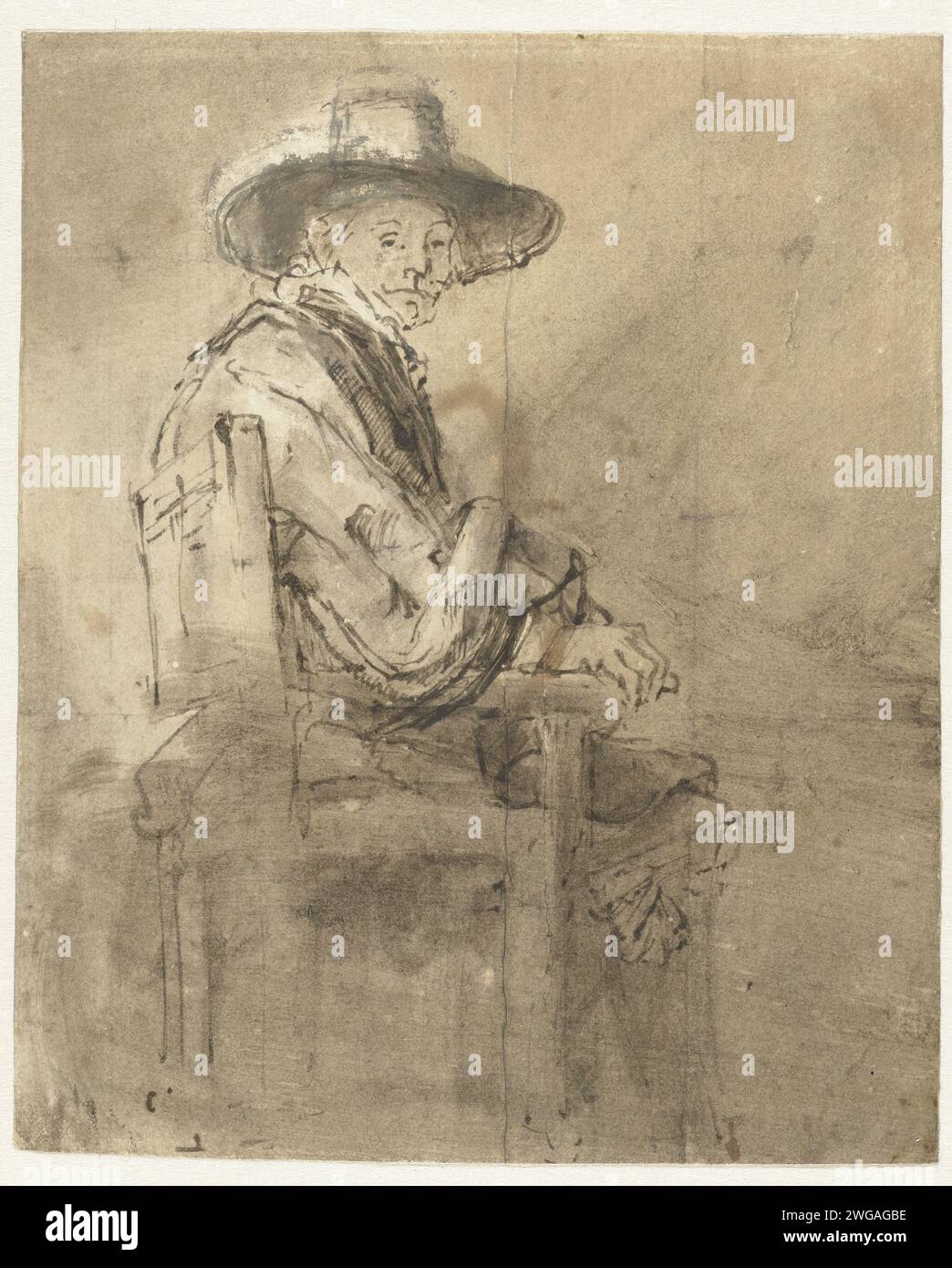 Seated Syndic: Jacob van Loon, Rembrandt van Rijn, c. 1661 - c. 1662 ...