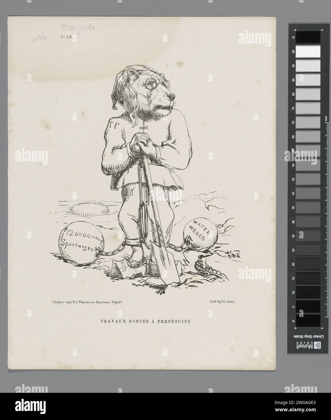 Cartoon on the heavy financial burden on land due to large works on the ...