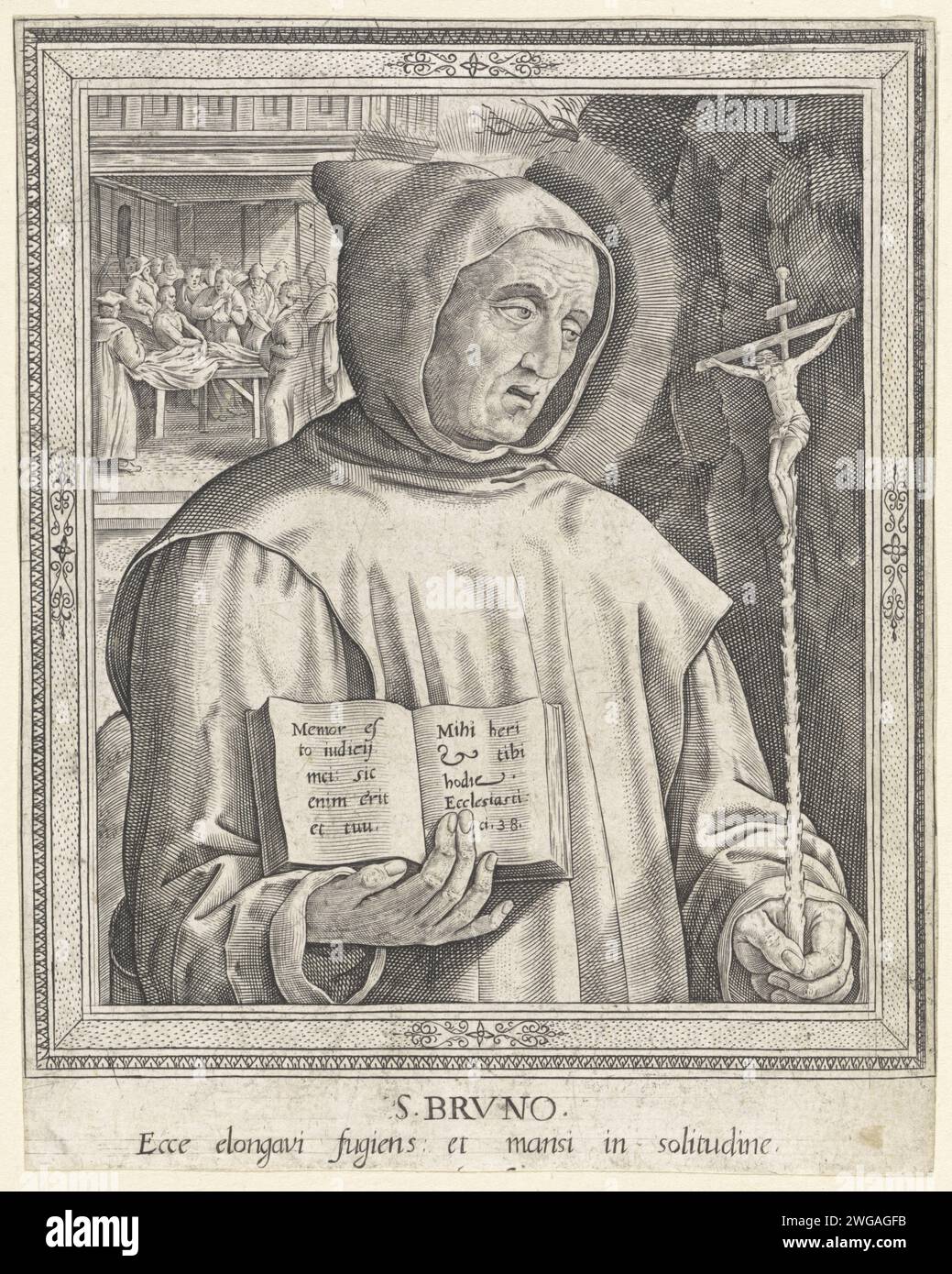 H. Bruno, anonymous, after Hieronymus Wierix, after Philips Galle, 1610 ...