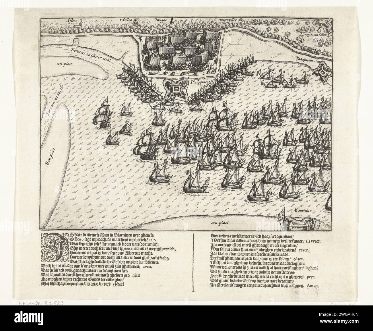 State fleet for Philippine, 1600, 1600 print The State Fleet of Maurits ...